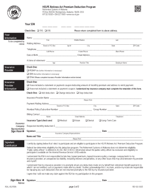 Fillable Online Mandatory - Retirement Systems of Alabama - Auburn ...