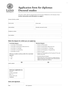 Fillable Online application-form-degree-certificate-licentiate-and-doctoral ... Fax Email Print ...
