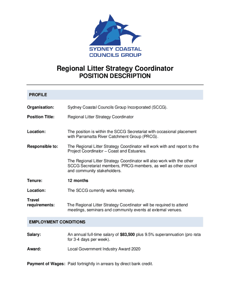 Fillable Online Regional litter prevention strategy for Greater Sydney ...