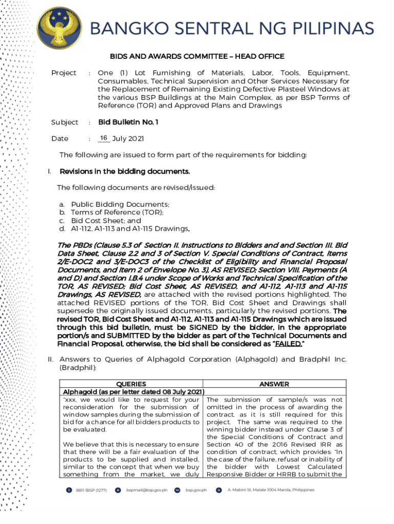 Fillable Online One (1) Lot Installation of First Private Pole with ...