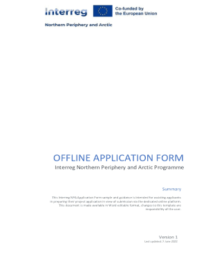 Fillable Online OFFLINE APPLICATION FORM Fax Email Print - pdfFiller