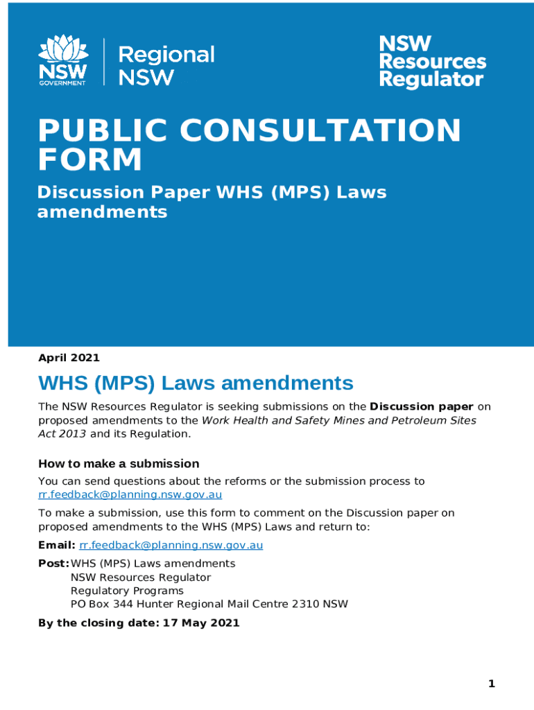 statutory review of the work health and safety (mines and ... Doc ...