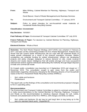 Fillable Online democracy kent gov Highway Inspections Team Leader ...