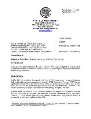 Fillable Online STATE OF NEW JERSEY NOTICE Fax Email Print - pdfFiller