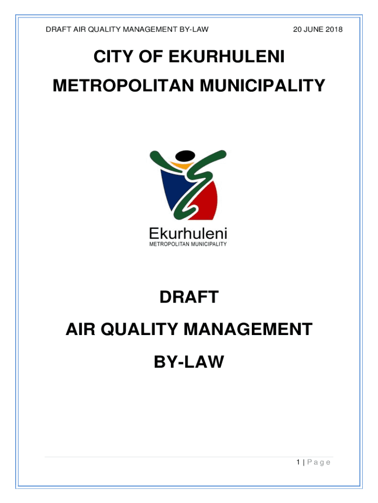 Fillable Online Air Quality Management Plan Draft Template Fax Email ...