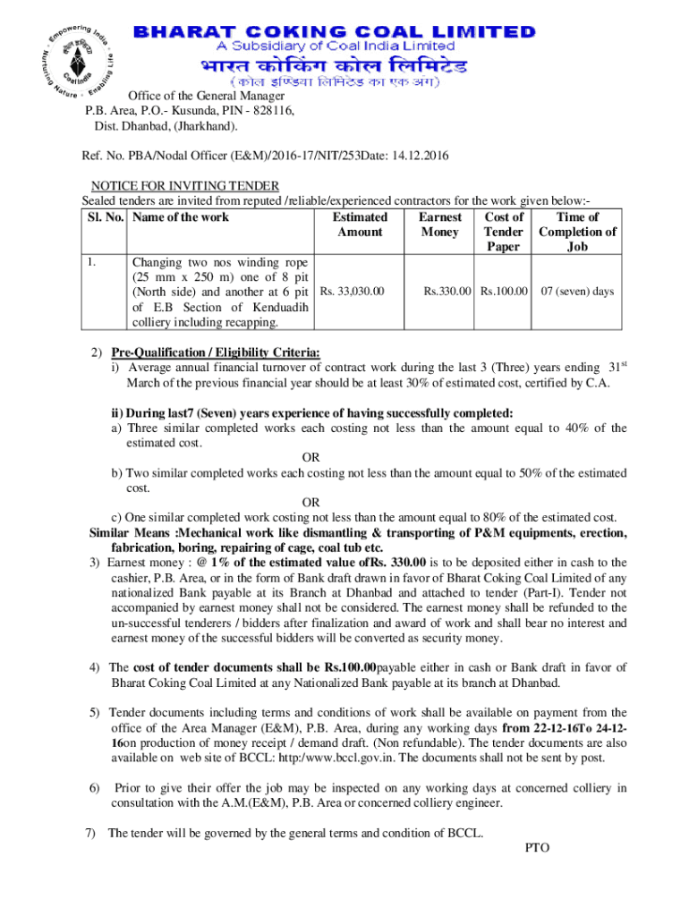 Fillable Online NIT 253 Fax Email Print - pdfFiller