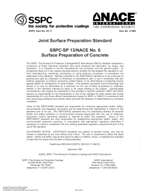 Fillable Online Joint Surface Preparation Standard SSPC-SP 13/NACE No ...
