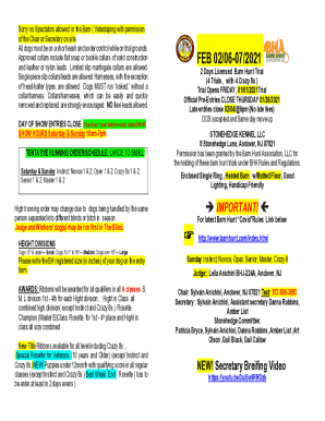 Fillable Online Sorry no Spectators allowed in the Barn ( Videotaping ...