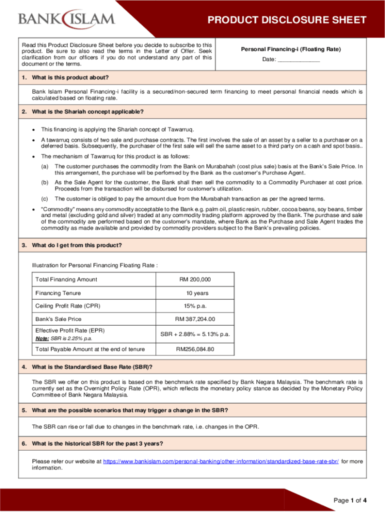 Fillable Online PRODUCT DISCLOSURE SHEET 1. What is HouzKEY ... - NET ...