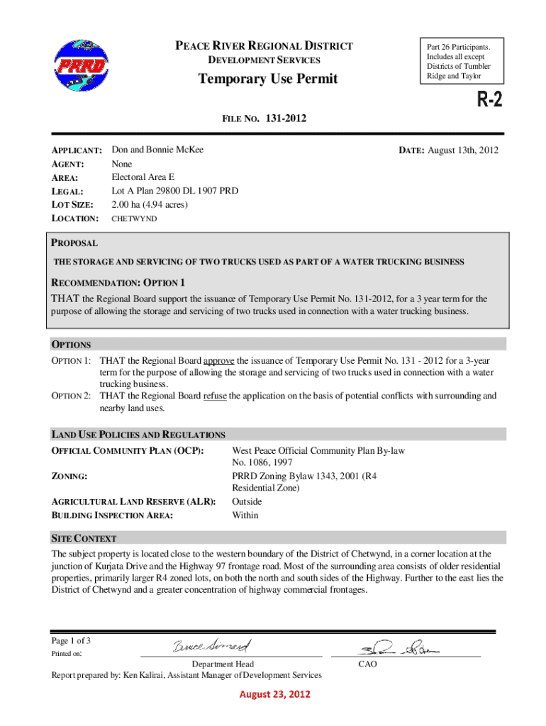 Fillable Online Development Applications - Peace River Regional ...