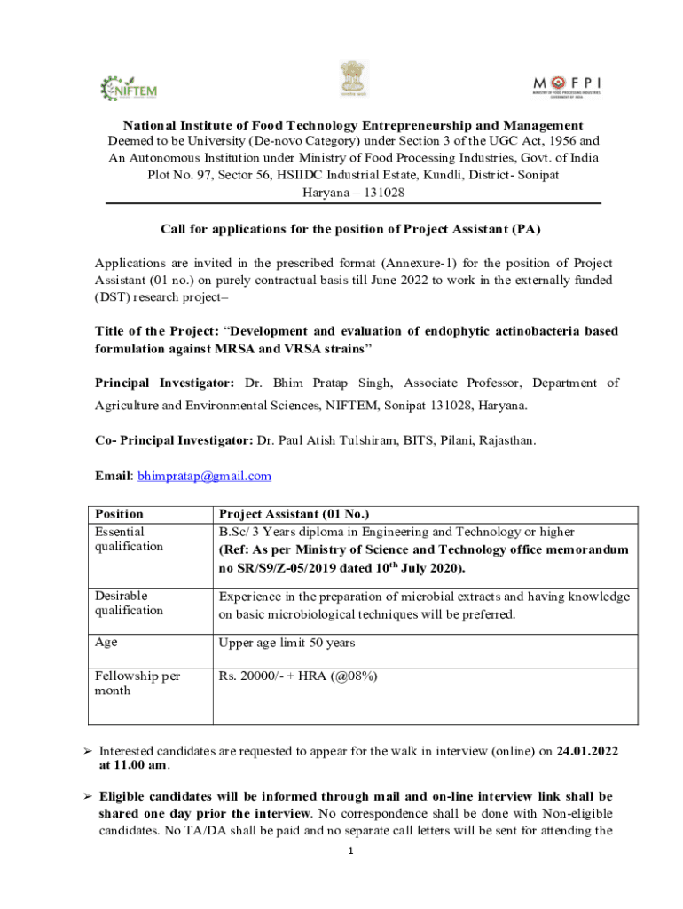 Fillable Online BPSPA advt and Application form (annexure I).docx Fax ...