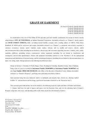 Fillable Online Cross Access Easement Agreement - Village of Elm Grove ...