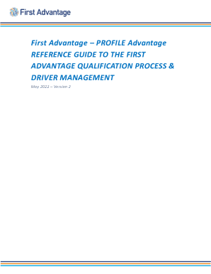 Fillable Online Fedex First Advantage Background Screening Quick Guide ...