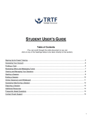 Fillable Online How to create a hyperlinked table of contents Fax Email ...