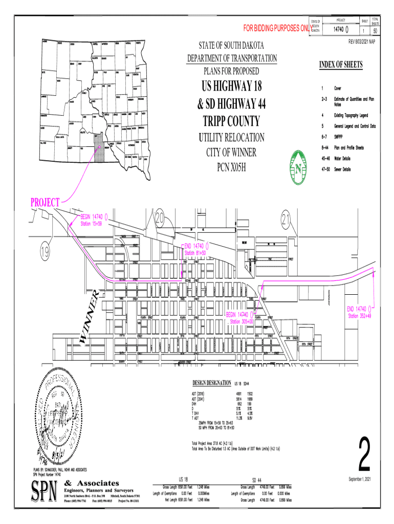 Fillable Online apps sd Pickstown - Bridge on U.S. Highway 18 - dot.sd ...