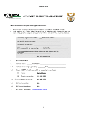 Fillable Online Learnership registration number : 27Q270027221202 Fax ...