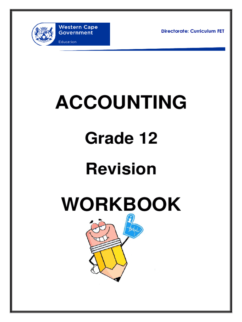 Fillable Online ACCOUNTING Grade 12 Revision WORK BOOK Fax Email Print ...