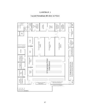 Fillable Online 87 LAMPIRAN 1 Layout Perusahaan (Re-draw on Visio) Fax ...