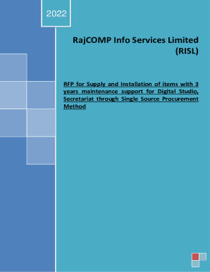 Fillable Online risl rajasthan gov RAJCOMP INFO SERVICES LIMITED (RISL ...