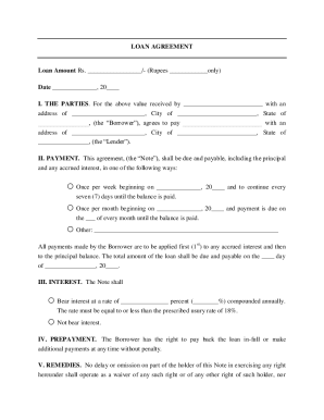 Fillable Online VEHICLE LOAN AGREEMENT - cloudfront.net Fax Email Print ...