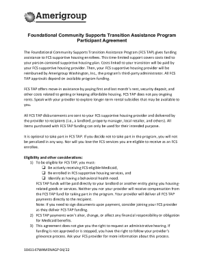 Fillable Online Foundational Community Supports Transition Assistance ...