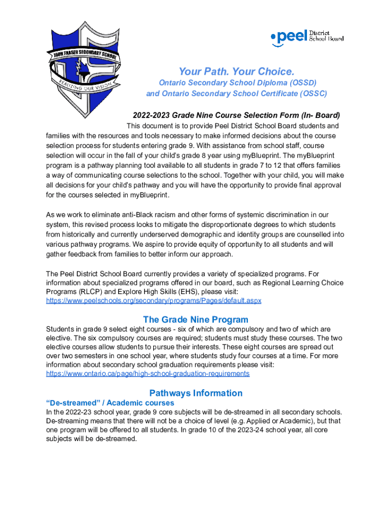 Fillable Online Pages - Ontario Secondary School Certificate (OSSC ...