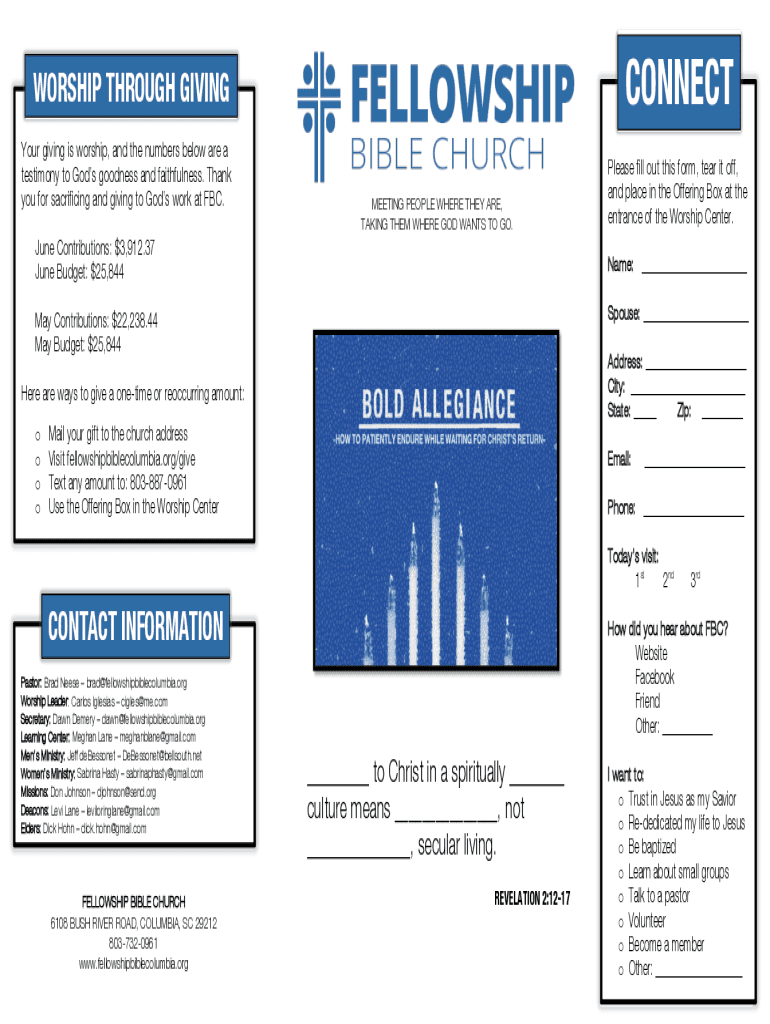 Fillable Online Weekly Devotional: Ways to Worship God Daily Fax Email Print - pdfFiller