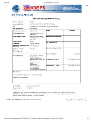 Fillable Online Bid Notice Abstract - MARITIME INDUSTRY AUTHORITY Fax ...