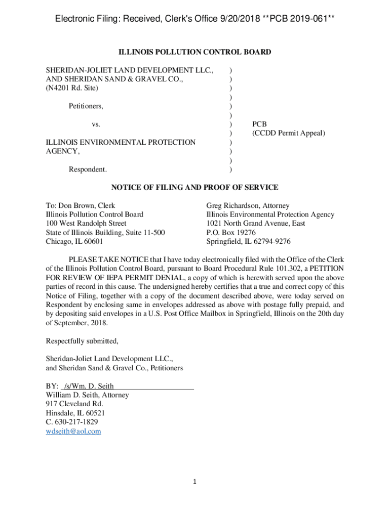 Fillable Online Electronic Filing: Received, Clerk's Office 9/20/2018 ...