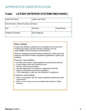 Fillable Online 017 Lather-Interior Systems Mechanic Course Outline ...