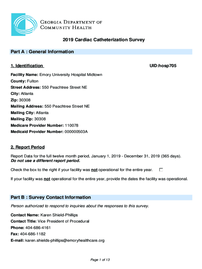 Fillable Online Emory Heart and Vascular Center at Midtown, Atlanta Fax ...