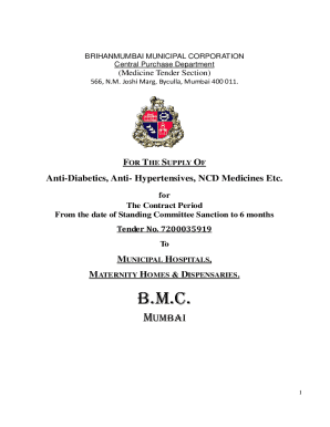 Fillable Online B.M.C. - Mumbai - MCGM Fax Email Print - pdfFiller