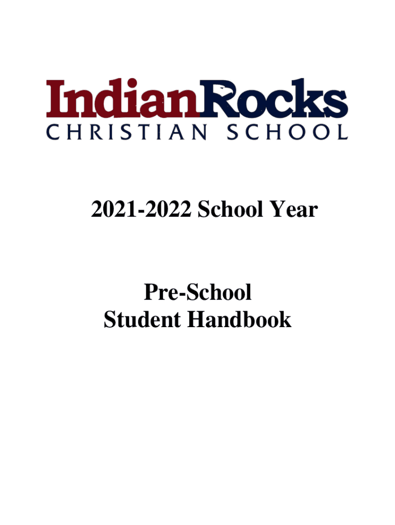 Fillable Online Indian Rocks Christian SchoolPrivate School Pinellas ...