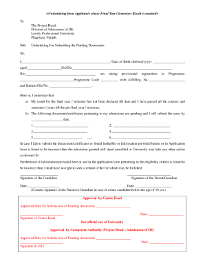 Fillable Online Final Year Result Awaited M.M.S. UNDERTAKING ... - Welingkar Fax Email Print ...