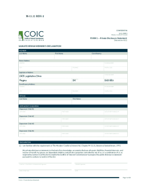 Fillable Online CONFLICT OF INTEREST DISCLOSURE FORM (COI ... - IPCC ...