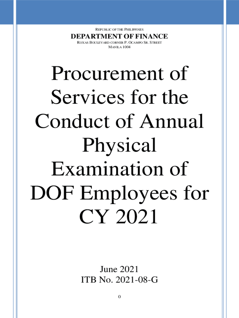 Fillable Online Department of Finance Program DOF Office, Roxas ...