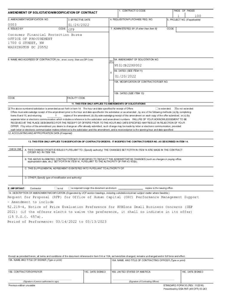 Fillable Online Experian Contract CFP-13-C-00003 - files ...