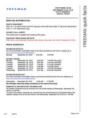 Fillable Online Booth Back to Back Starter Kit 3' High Side Walls ...