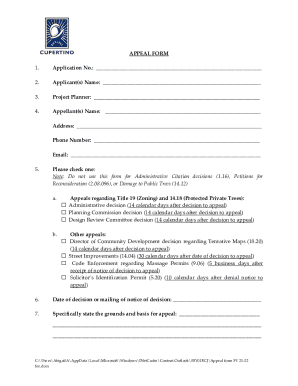 Fillable Online ADMINISTRATIVE CITATION APPEAL REQUEST FORM Fax Email ...