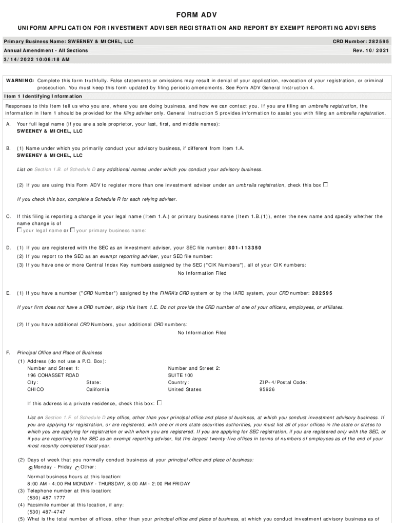 Fillable Online Proposed Uniform Branch Office Registration Form ...