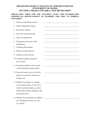 Fillable Online Form-for-NOC-for-Passport.pdf Fax Email Print - pdfFiller