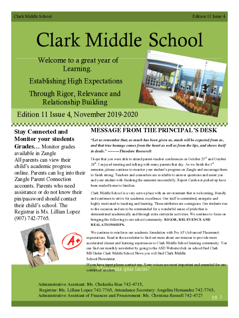 Fillable Online Rigor, Relevance, and Relationships - Principal's ...