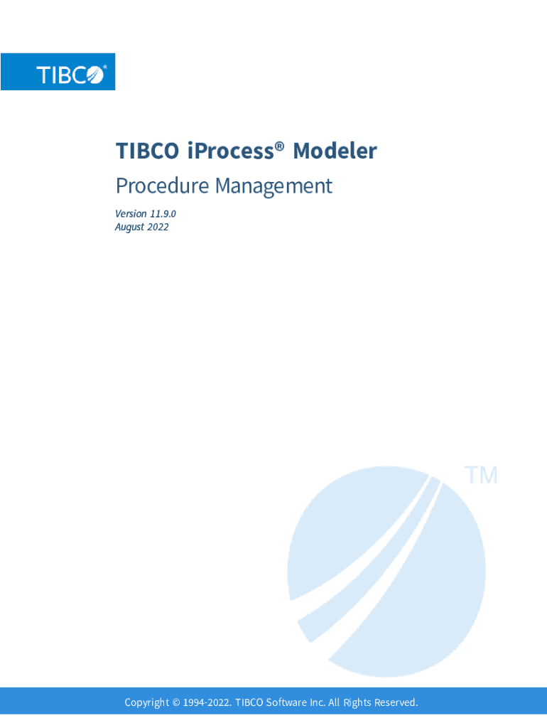 Fillable Online TIBCO iProcess Email Plug-in User Guide Fax Email Print - pdfFiller
