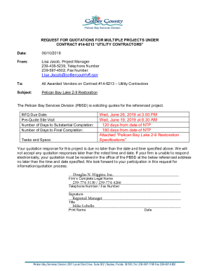 Fillable Online Special Experimental Project No. 14 (SEP 14) Request ...