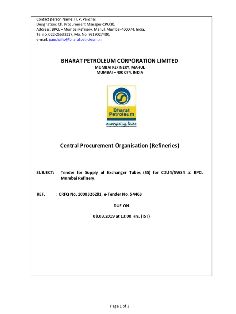 Fillable Online BPCL: Public Information Officers - Bharat Petroleum Fax Email Print - pdfFiller