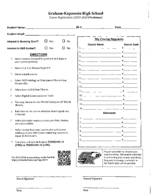 Fillable Online Running Start Program - GK Counseling Center Fax Email ...