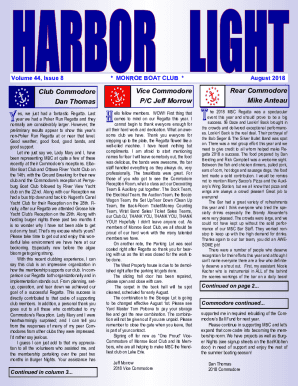 Fillable Online Club Commodore Dan Thomas Vice Commodore P/C Jeff ...