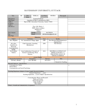 Fillable Online Department List Fax Email Print - pdfFiller