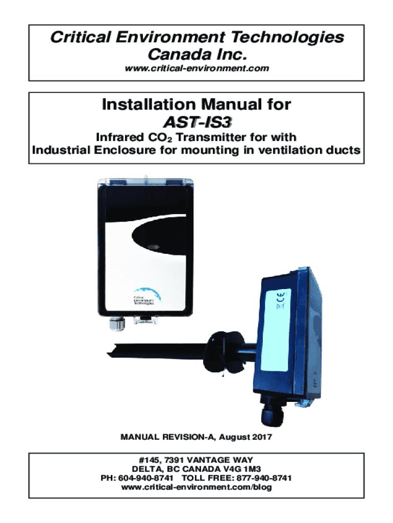 Fillable Online AST-IS Industrial CO - Critical Environment ...
