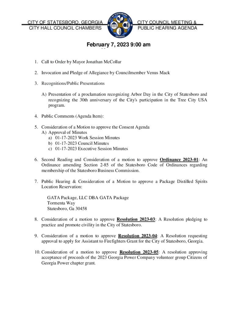 Fillable Online Invocation and Pledge of Allegiance by Councilmember Venus Mack Fax Email Print ...